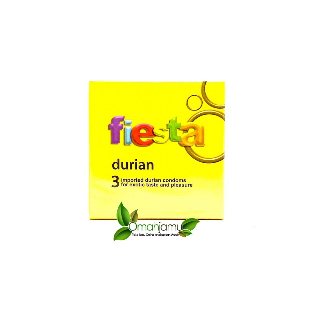 Jual Kondom Fiesta Durian Isi 3 | Shopee Indonesia