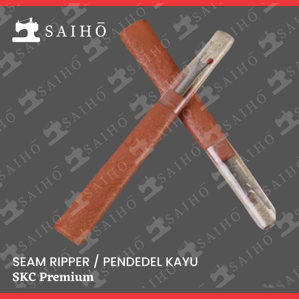 Jual [SKC] Seam Ripper / Pendedel / Sontekan Benang Gagang Kayu ...