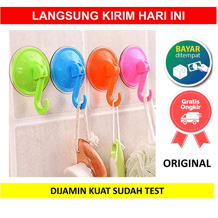 Jual CANTOLAN BAJU KAMAR MANDI GANTUNGAN TEMPEL KACA SUCTION MAGIC HOOK | Shopee Indonesia