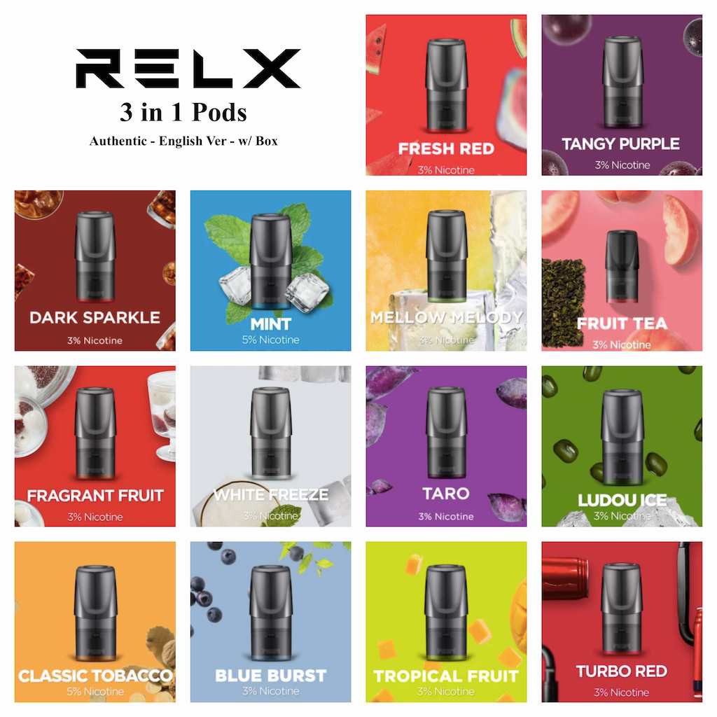 Jual Asli Relx gen 1 Pods 3pcs/box RELX Classic Pods | Shopee Indonesia