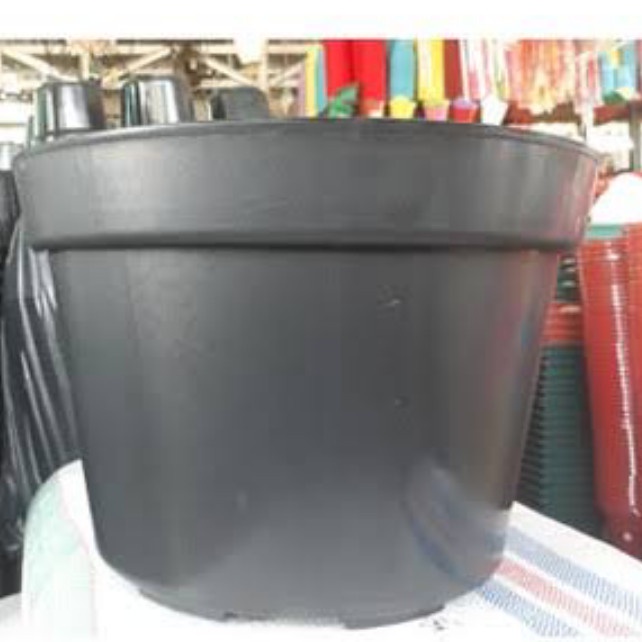 Jual pot hitam ukuran 50 cm. pot tanaman hias atau pot pohon buah ...
