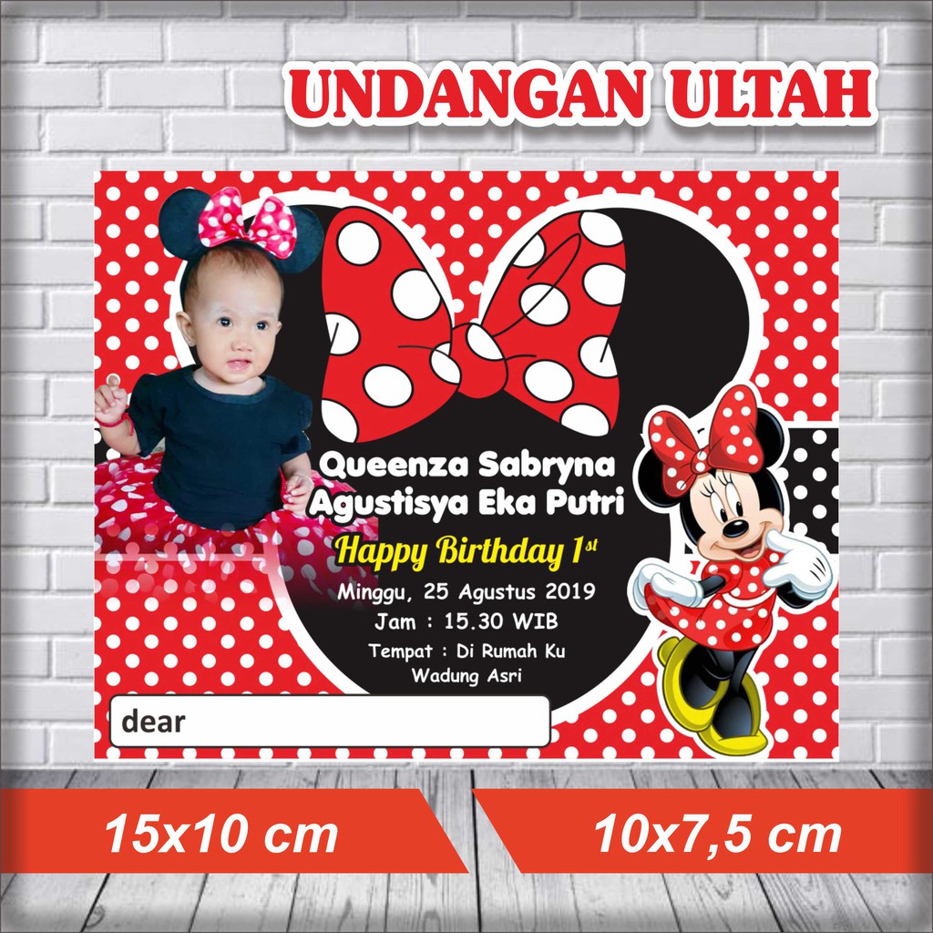 Jual Undangan Unik / Undangan Cantik / Undangan Ultah / Undangan Ulang ...