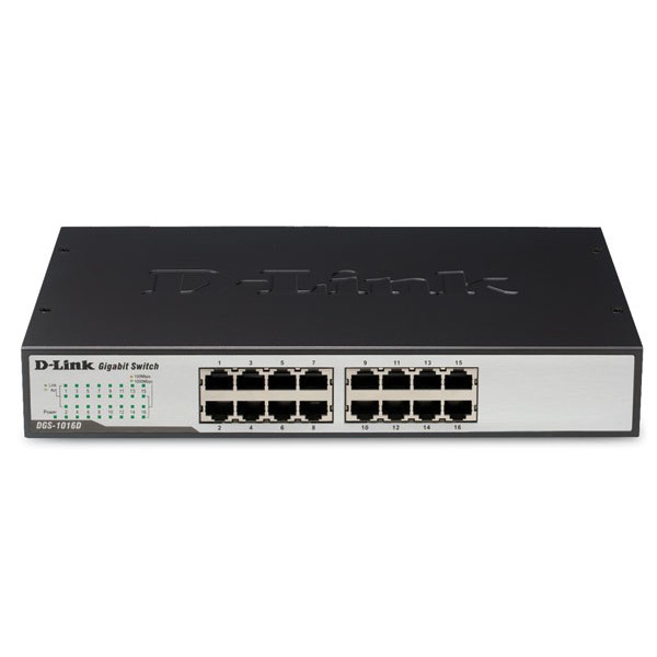 Jual Switch Hub D-Link 16 Port Gigabit Unmanaged Dlink DGS-1016C ...