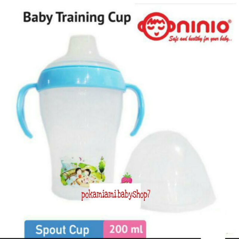 Jual Ninio Botol Susu Handle Wide Neck Silikon Soft Nipple, Baby ...
