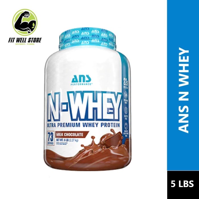Jual ANS N Whey 5 lbs 73 Serving Whey Protein Hydrolized N-WHEY EVL ...