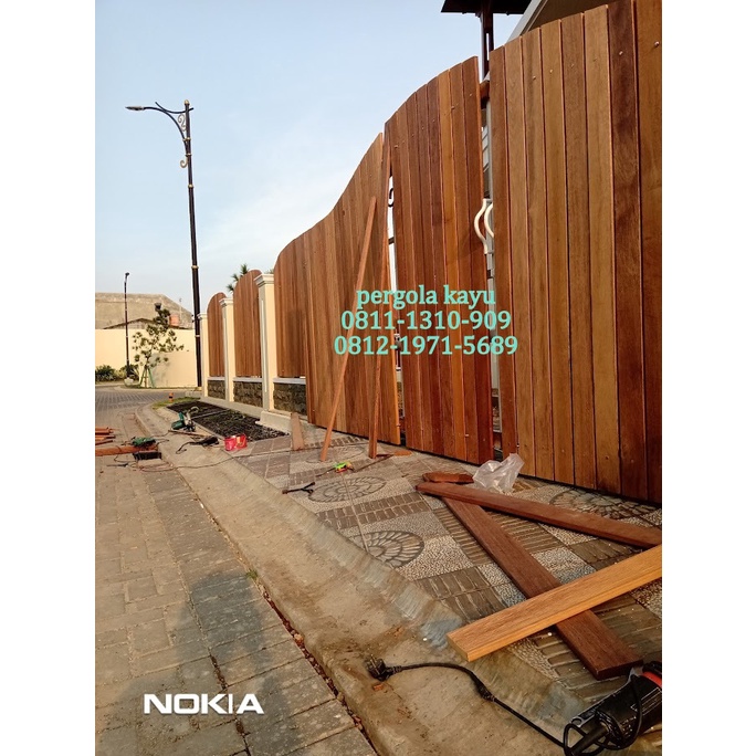 Jual pasang kayu untuk pagar dan lantai kayu | Shopee Indonesia