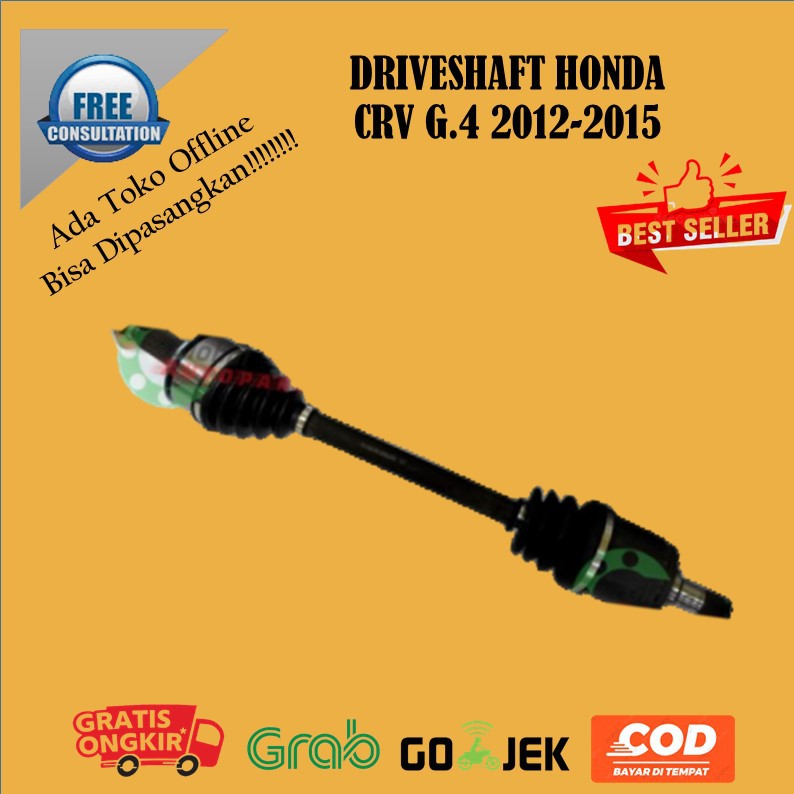 Jual DRIVESHAFT CRV G.4 DRIVE SHAFT CV JOINT AS RODA KOMPLIT HONDA CRV G.4 2012-2015 | Shopee ...