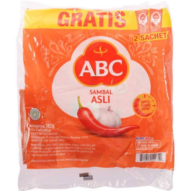 Jual ABC Sambal Sachet | Shopee Indonesia