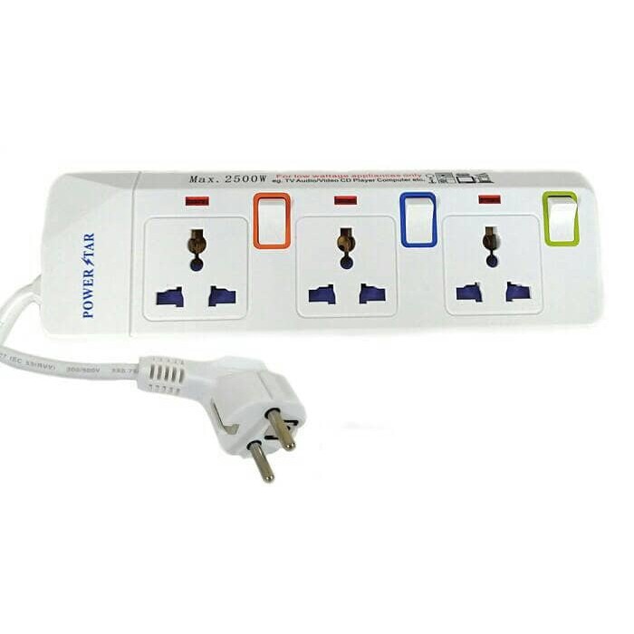 Jual Stopkontak Colokan 3 Lubang Universal + Saklar Stop Kontak Kaki 3 ...