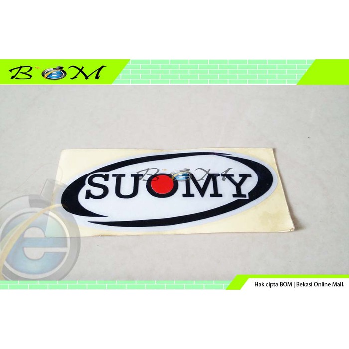 Jual sticker stiker logo lambang tulisan cutting helm helmet suomy ...