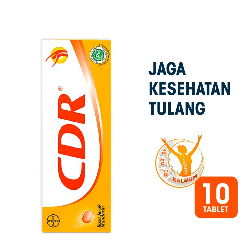 Jual CDR Calcium D Redoxon Suplemen Tulang 10 / 20 Tablet 4600mg ...
