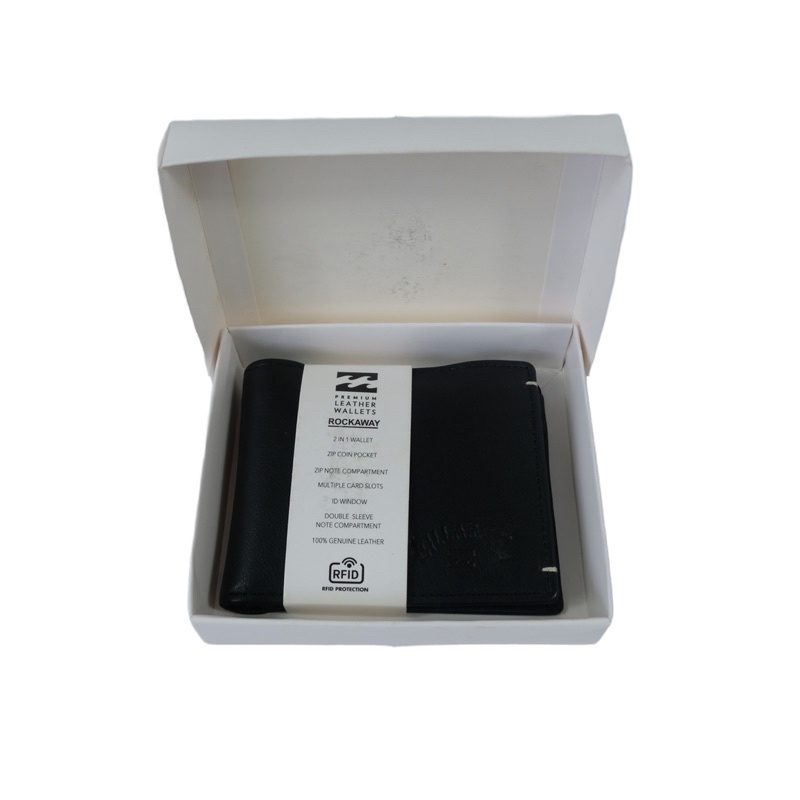 Jual Dompet Billabong Rockaway 2in1 Black Grain Original | Shopee Indonesia