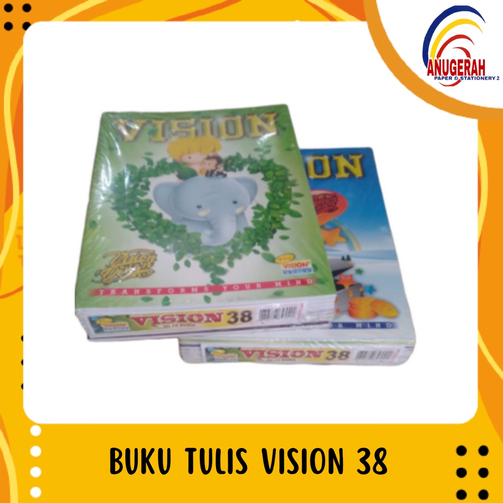 Jual BUKU TULIS VISION 38 (PAK) | Shopee Indonesia