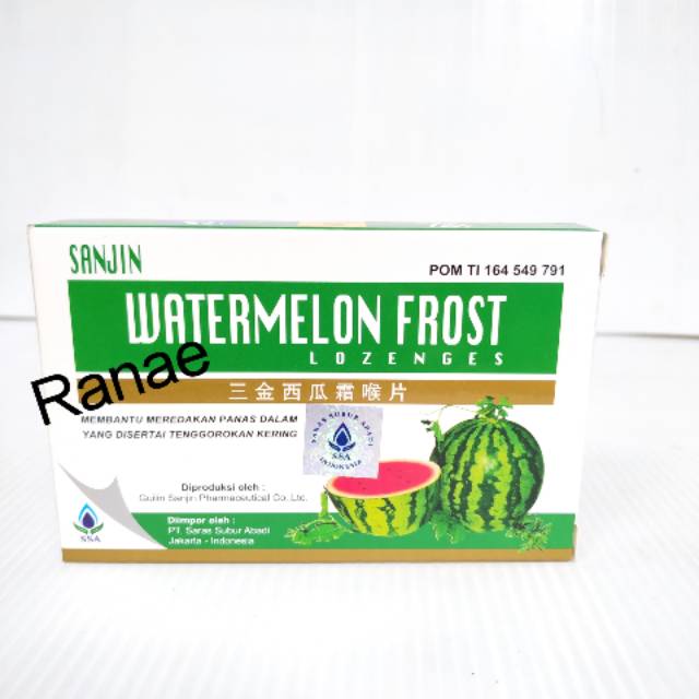 Jual Sanjin Watermelon Frost Lozenges | Shopee Indonesia