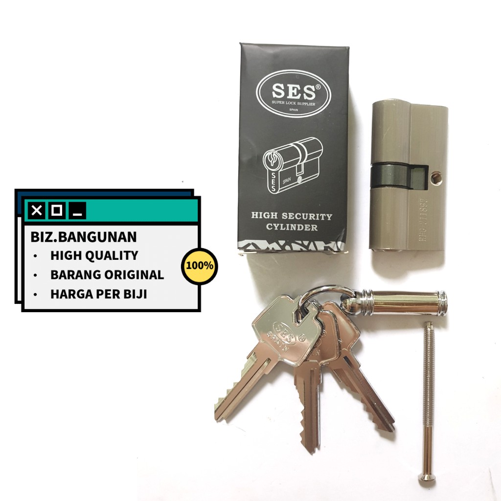 Jual KUNCI SILINDER BESAR SES PUTIH ANAK KUNCI 3 | Shopee Indonesia