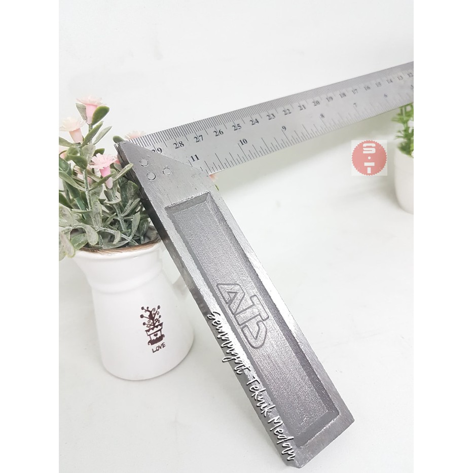 Jual PENGGARIS SIKU TUKANG 12" 30cm ATS | Shopee Indonesia