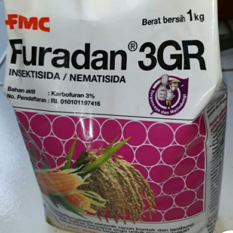 Jual Pupuk FURADAN / puradan / media tanam untuk mengendalikan hama 1 Kg | Shopee Indonesia
