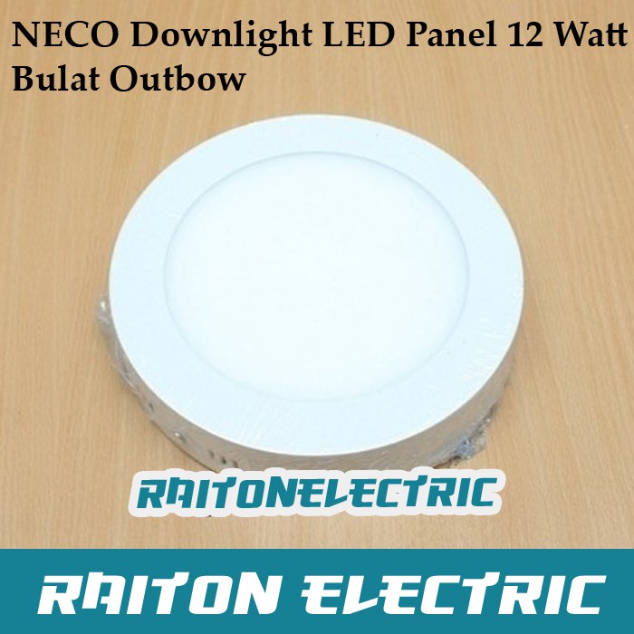 Jual Lampu Downlight LED Panel Outbow 12W 12Watt Bulat NECO | Shopee ...