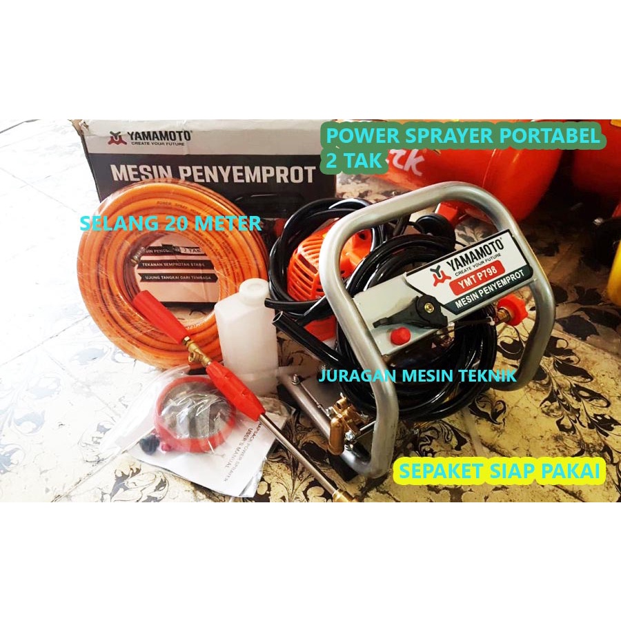 Jual YAMAMOTO Power Sprayer Portabel 2 Tak Knapsack 2tak Portabel ...
