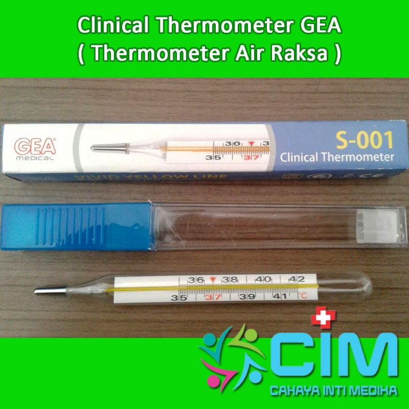 Jual Thermometer air raksa merk GEA clinical | Shopee Indonesia