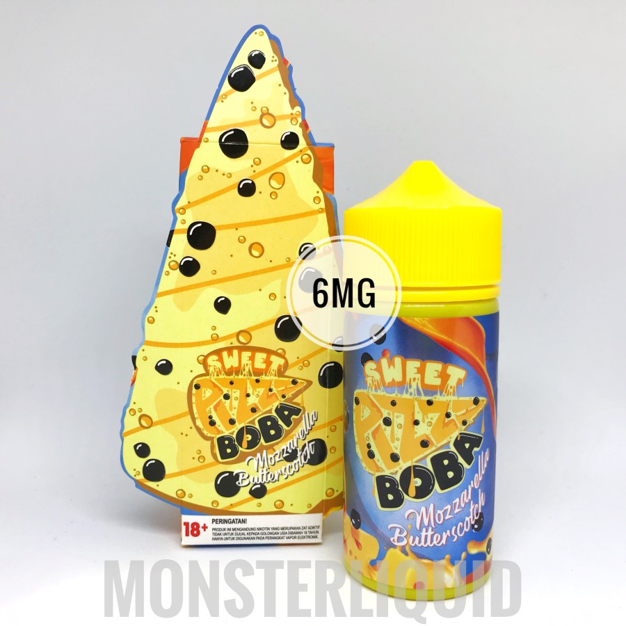 Jual SWEET PIZZA BOBA MOZZARELLA BUTTERSCOTCH BY OMNI LAB 6MG 100ML ...