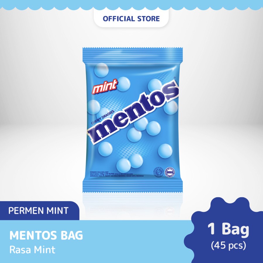 Jual Mentos Mint Bag 135gr | Shopee Indonesia