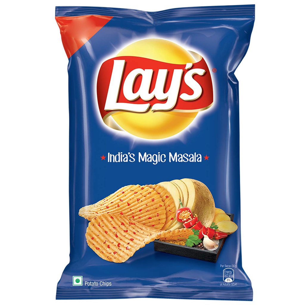 Jual Lays - India's Magic Masala | Camilan India | Snack India | Shopee ...