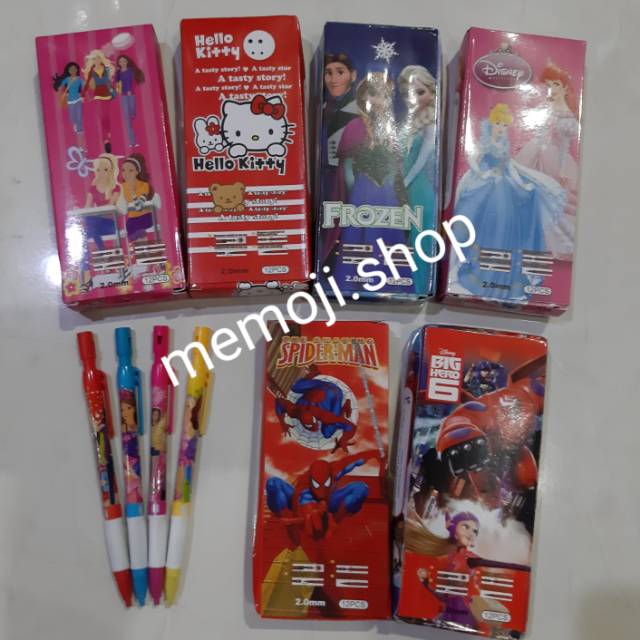 Jual Pensil Mekanik 2.0mm FANCY (12pc) | Shopee Indonesia