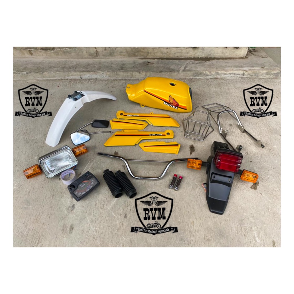 Jual paket body win 100 komplit full body honda win semi trial cat ...
