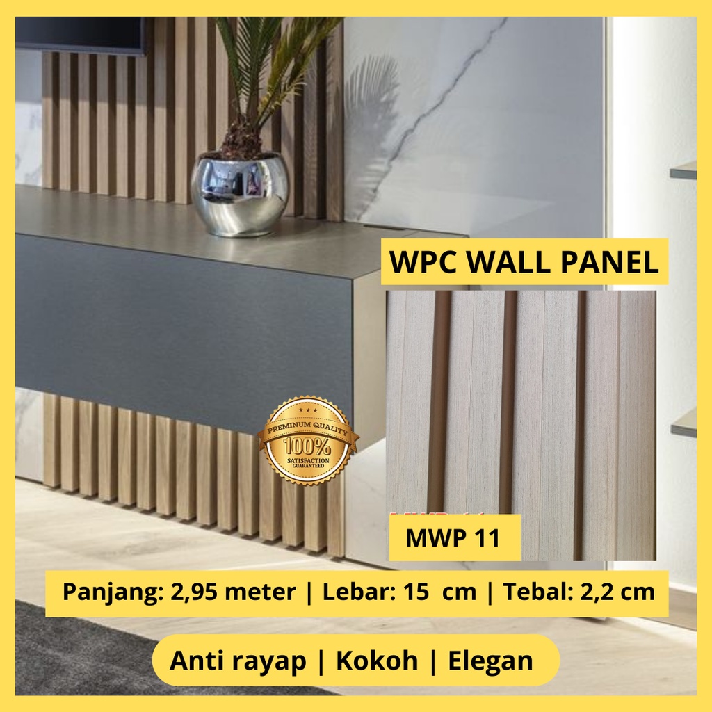 Jual WPC Wall Panel MWP 11 Modern Dekorindo interior dinding | Shopee ...