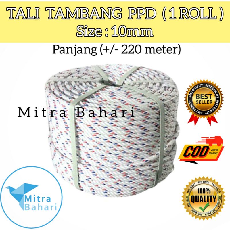 Jual TALI 10MM PPD | TAMBANG PPD 10MM | TAMPAR 10MM | TALI PROYEK ...