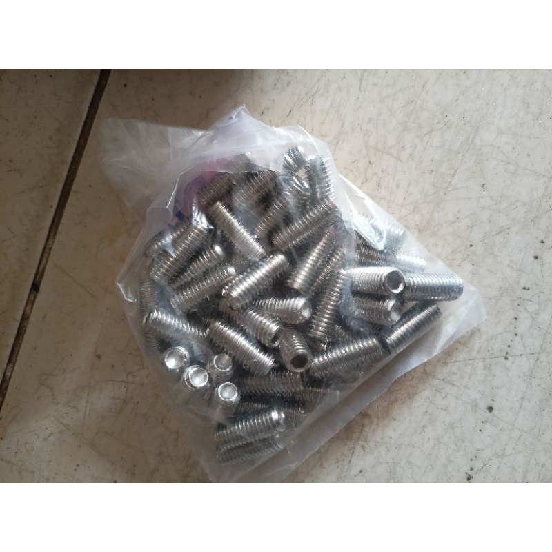 Jual Baut tanam/ baut L M8 x 20mm stainless Ss304/pcs | Shopee Indonesia