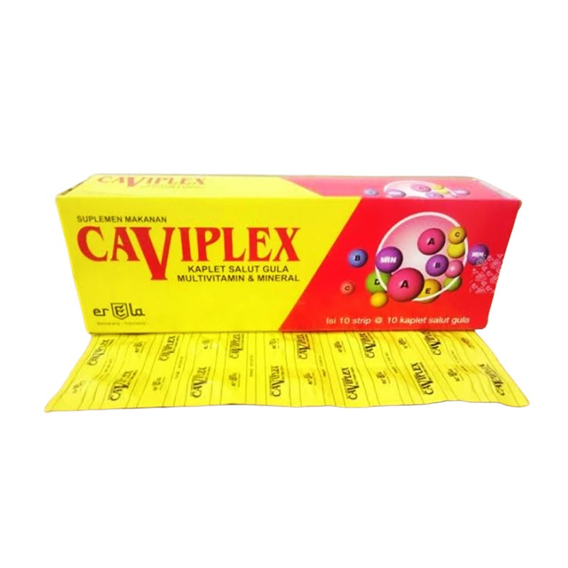 Jual CAVIPLEX TABLET STRIP ISI 10 - Multivitamin dan Mineral | Shopee ...