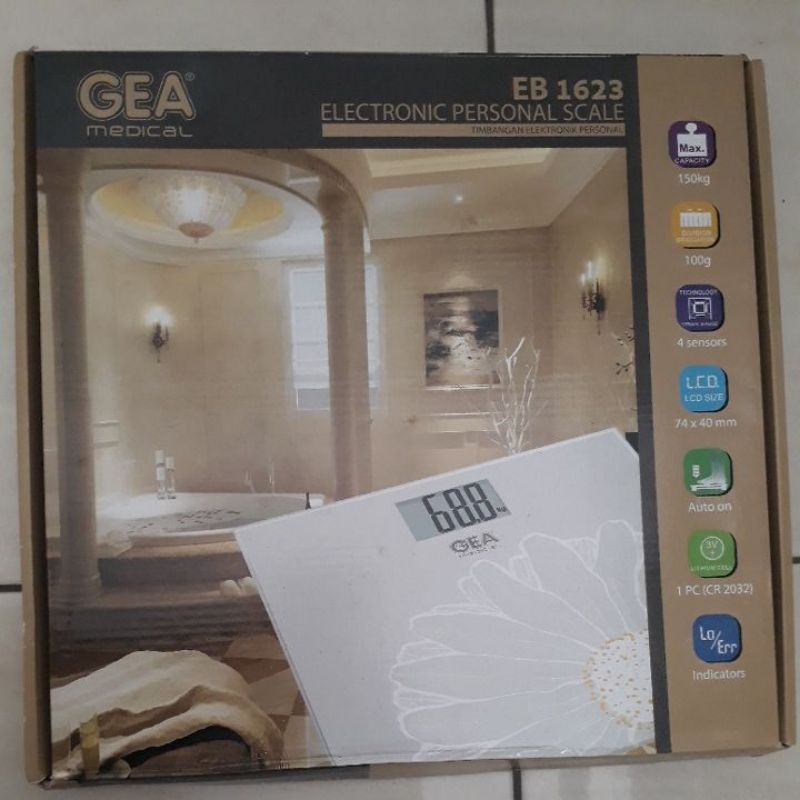 Jual timbangan berat badan digital GEA | Shopee Indonesia