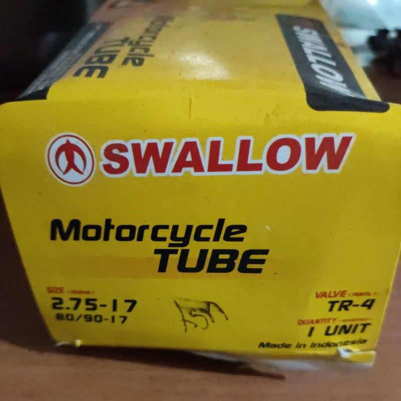 Jual Ban Dalam Swallow 275-17 atau 80/90/17 Ban dalam Belakang Supra ...