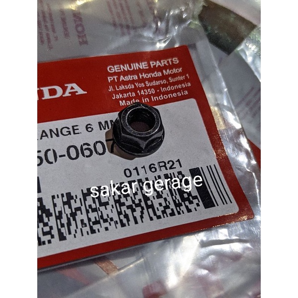 Jual MUR FLANGE 6MM ORIGINAL AHM | Shopee Indonesia