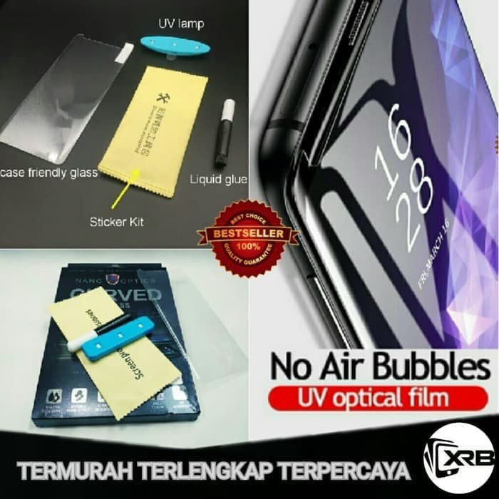 Jual SAMSUNG S20 tempered glass uv full glue antigores cairan full | Shopee Indonesia