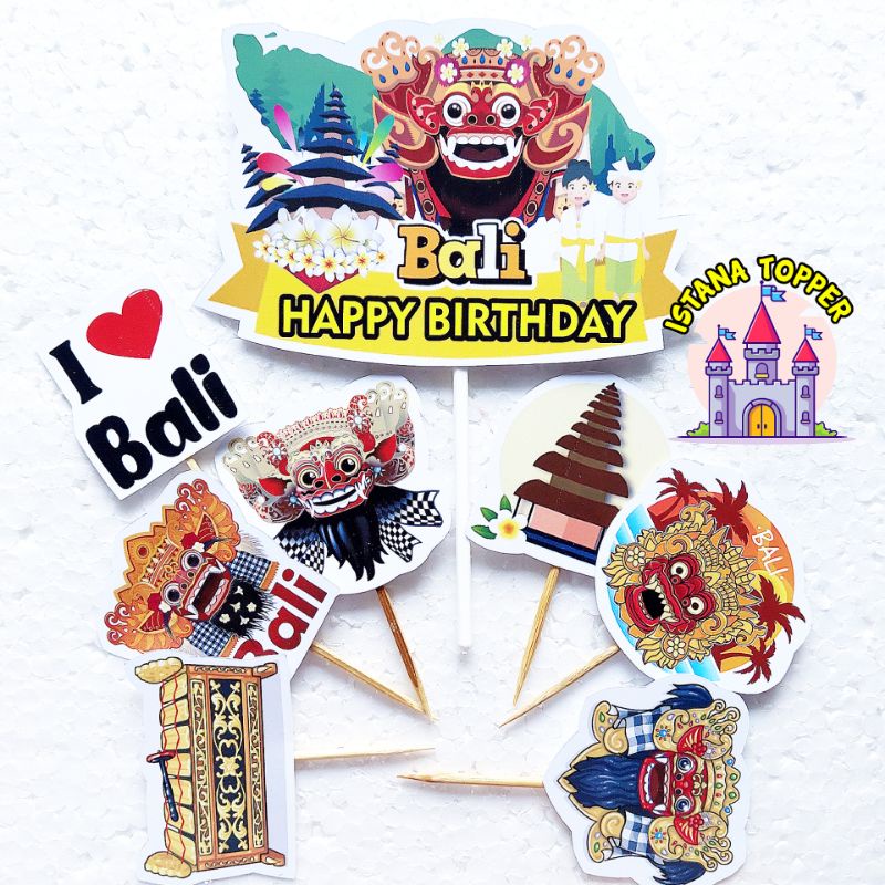 Jual Topper Cake STANDART Tema Barong, Wayang, Ondel-Ondel, Bali ...