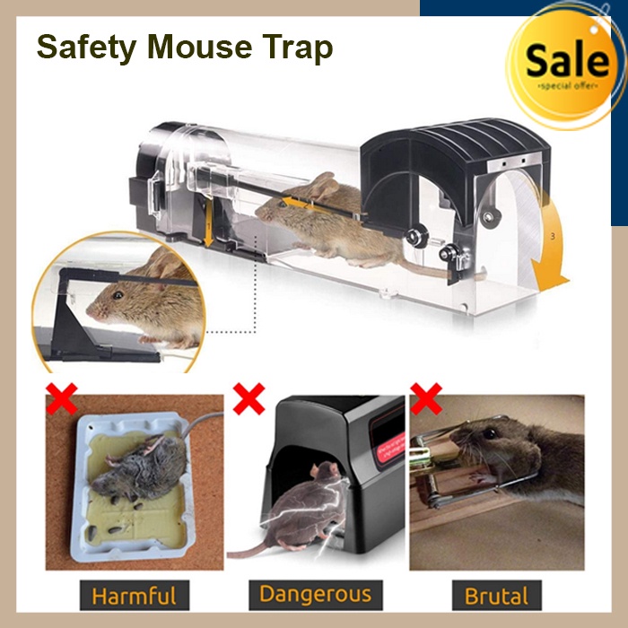 Jual Perangkap Tikus Tabung Jebakan Tikus Aman Bersih Tidak Beracun ...