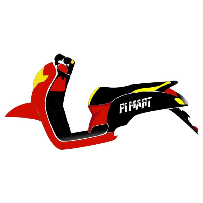 Jual STIKER CUTTING CUSTOM PI MART | Shopee Indonesia