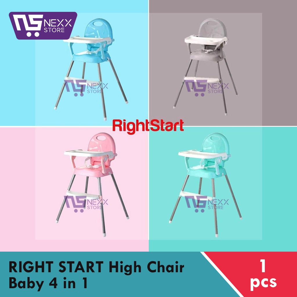 Jual RIGHT START 4-in-1 High Chair (RS-2378) | Shopee Indonesia
