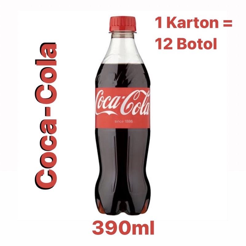 Jual 〖Coca Cola & Fanta 390ml | 1 Dus / Karton - 12 Botol | Minuman ...