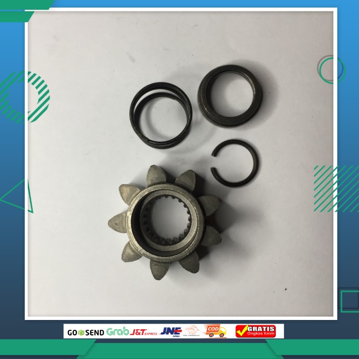 Jual Gear Bendix Stater colt diesel ps100 ps120 fe-81 gigi 9 9T Plus cover kit | Shopee Indonesia