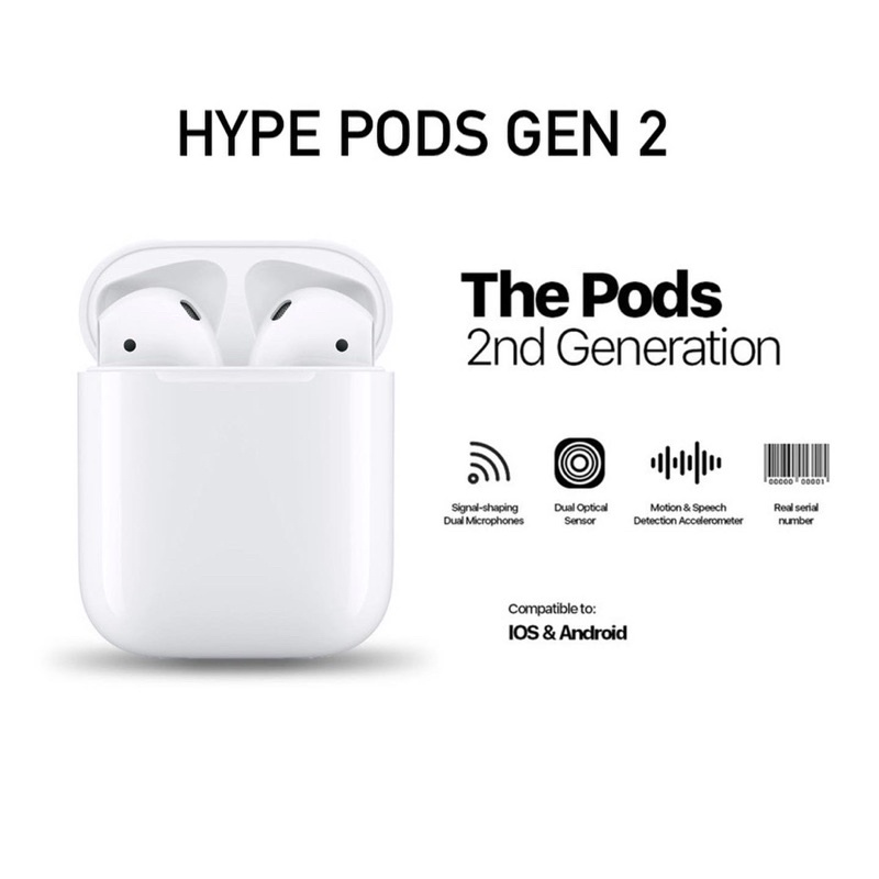 Jual Hype Pods Generation 2 Wireless Charging cas (TEMBUS IMEI ...