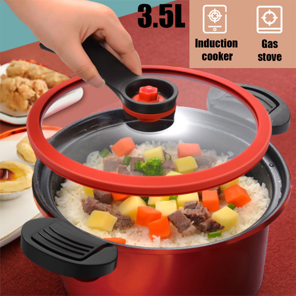 Jual Panci Presto Teflon Pressure Cooker Pot Totipotent 3.5 Liter Warna ...