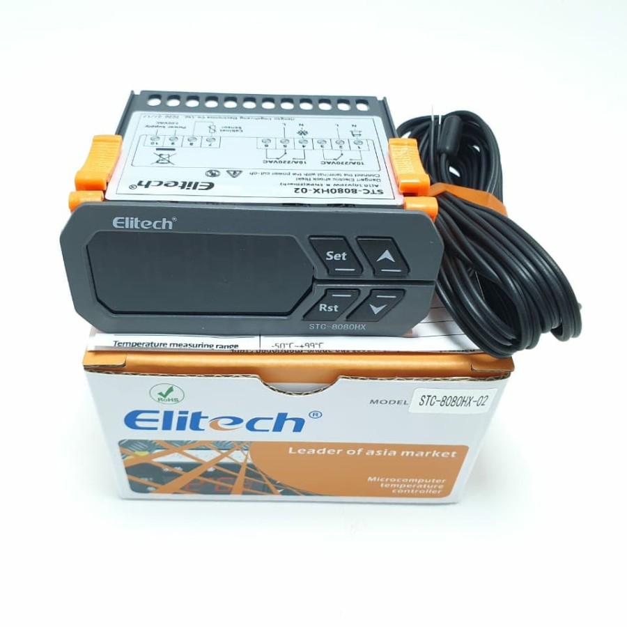 Jual Temperature / Thermostat Digita Elitech STC - 8080HX | Shopee ...
