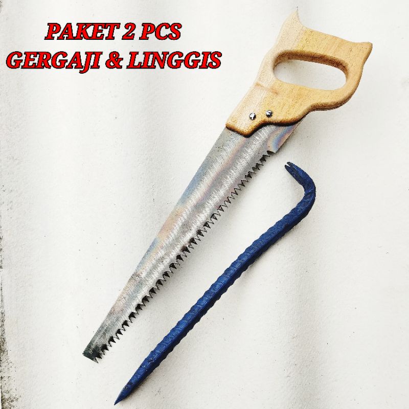 Jual PAKET HEMAT 2 PCS GERGAJI KAYU DAN LINGGIS - ALAT PERTUKANGAN ...