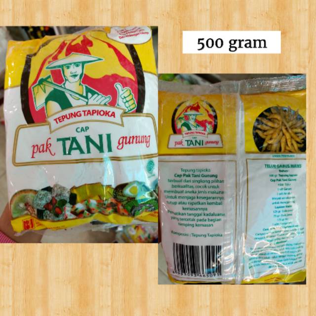 Jual Tepung Tapioka (500gr) Tepung Sagu Tani Pak Gunung / Tapioca Flour ...