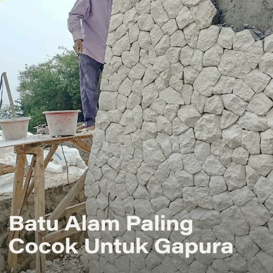 Jual Batu Alam Batu Limestone / Batu Bukit / Batu Bali Putih / Batu ...