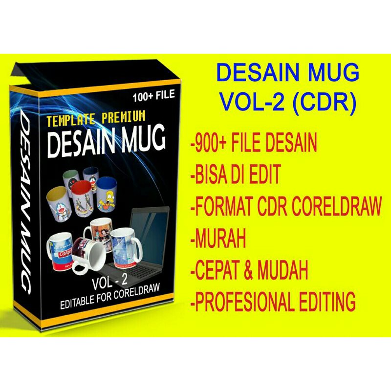 Jual DESAIN GELAS MUG VOL-2 FORMAT CDR CORELDRAW KOLEKSI TEMPLATE TERBAIK | Shopee Indonesia